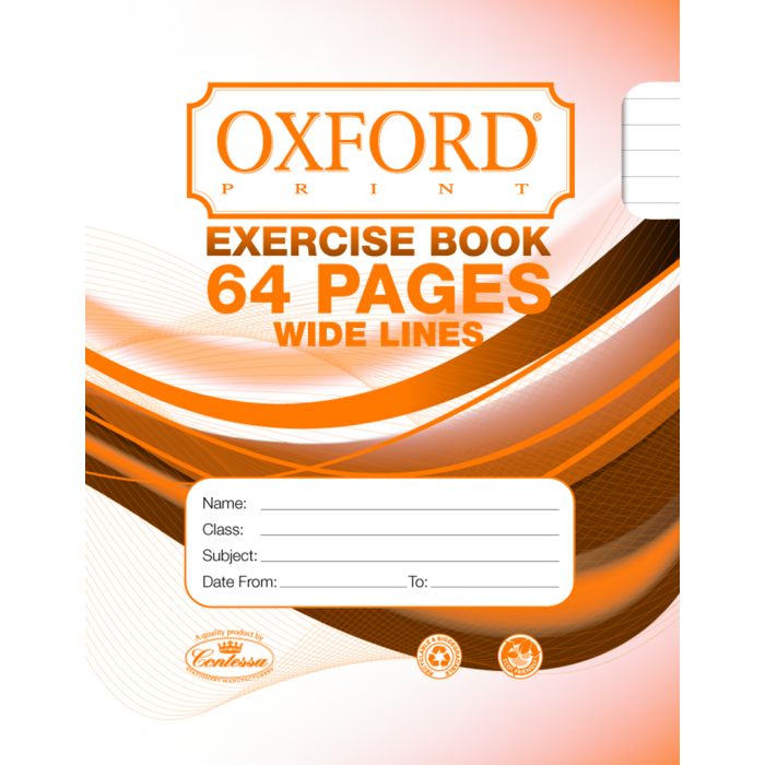 OXFORD Exercise Book 64 pages Wide Lines – Kiddietot