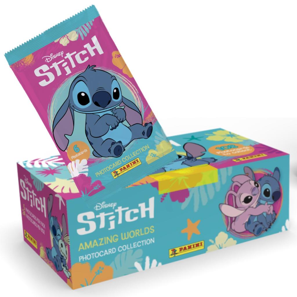 PANINI DISNEY - Stitch Amazing Worlds Photo Cards (5 cards per packet ...