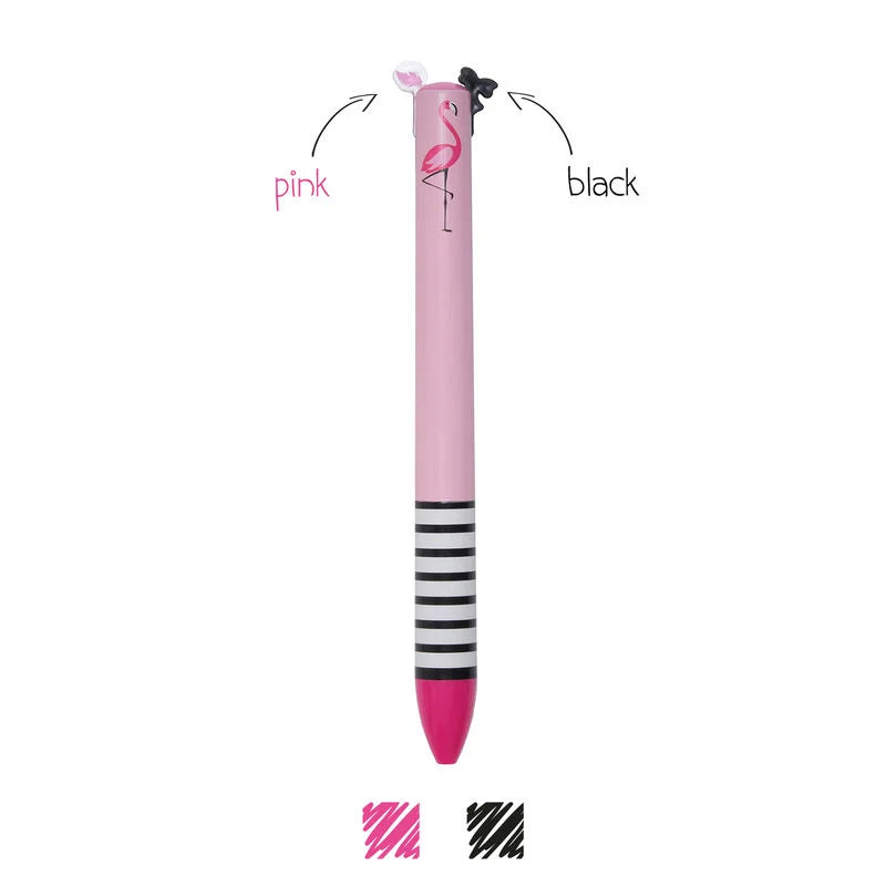 LEGAMI FLAMINGO PINK&BLACK COLOUR PEN – Kiddietot