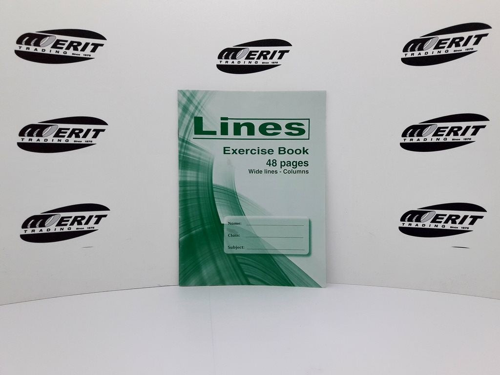 Copybook - Lines Collection 48 pages Wide Lines Columns – Kiddietot