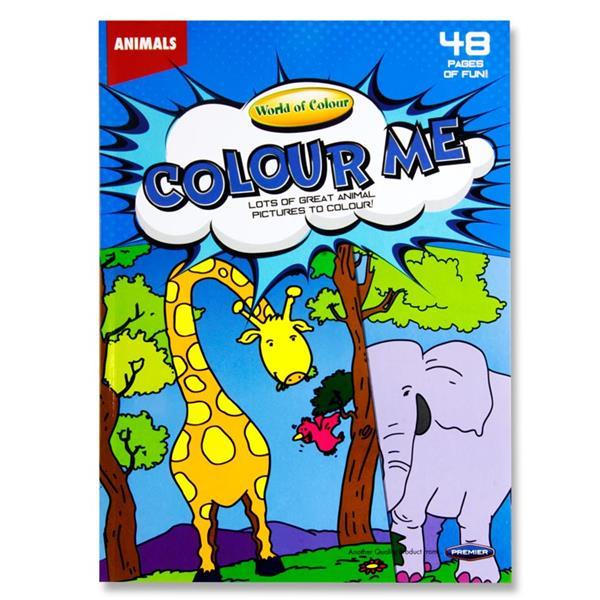 Colour Me Animals Colouring Book 48 Pages of Fun – Kiddietot