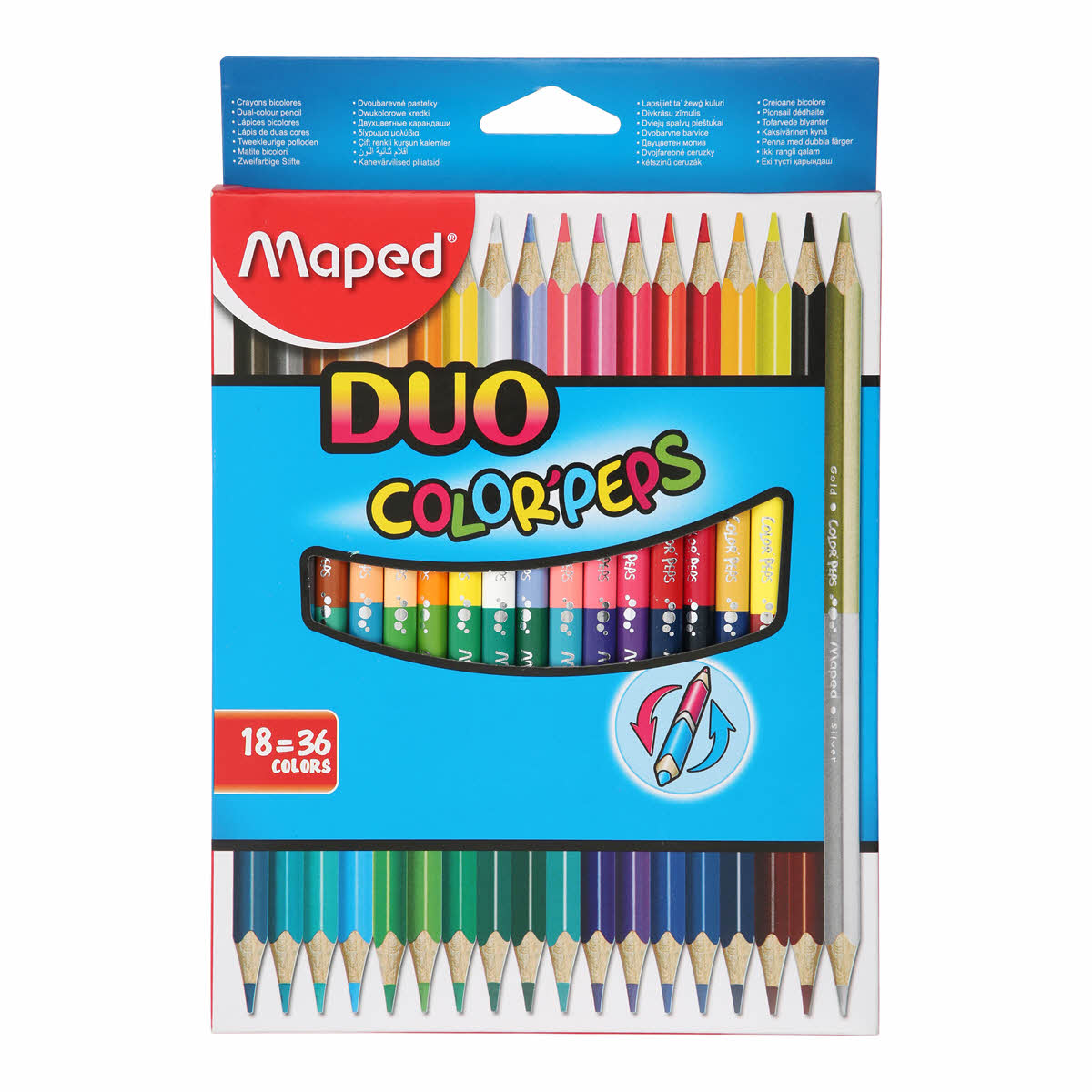 Maped Pencil Colours x18 (36 Colours) – Kiddietot