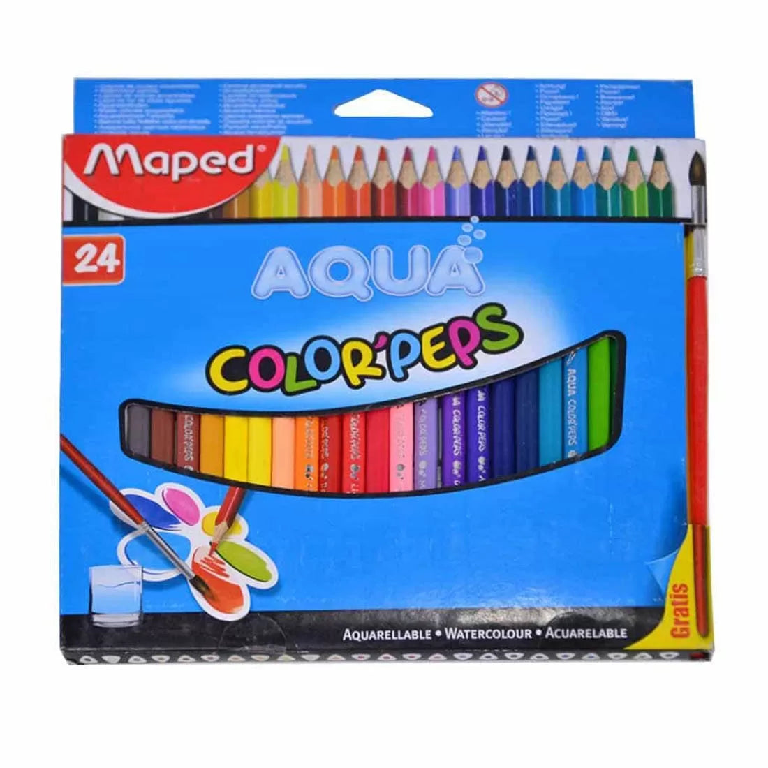 Maped ColorPeps AQUA Coloured Pencils x24 – Kiddietot