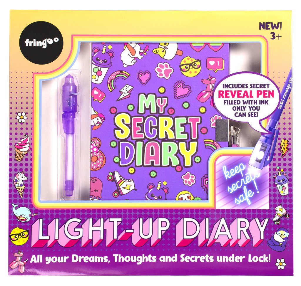 Light Up Diary Rainbow Smile – Kiddietot