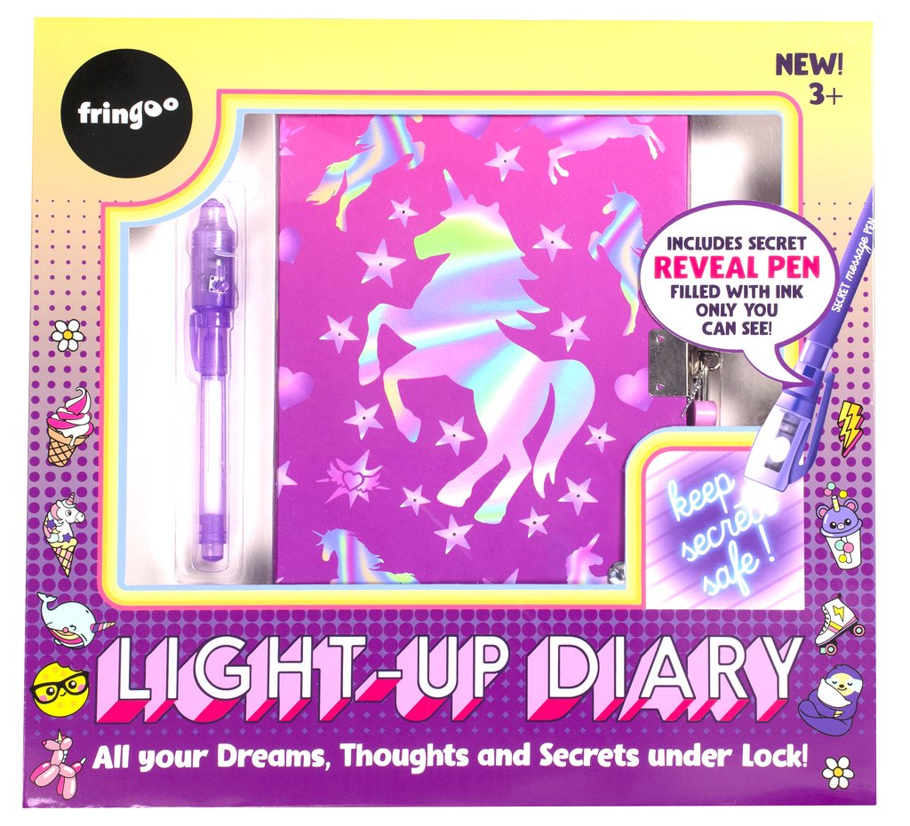 Light Up Diary Unicorn Ombre – Kiddietot